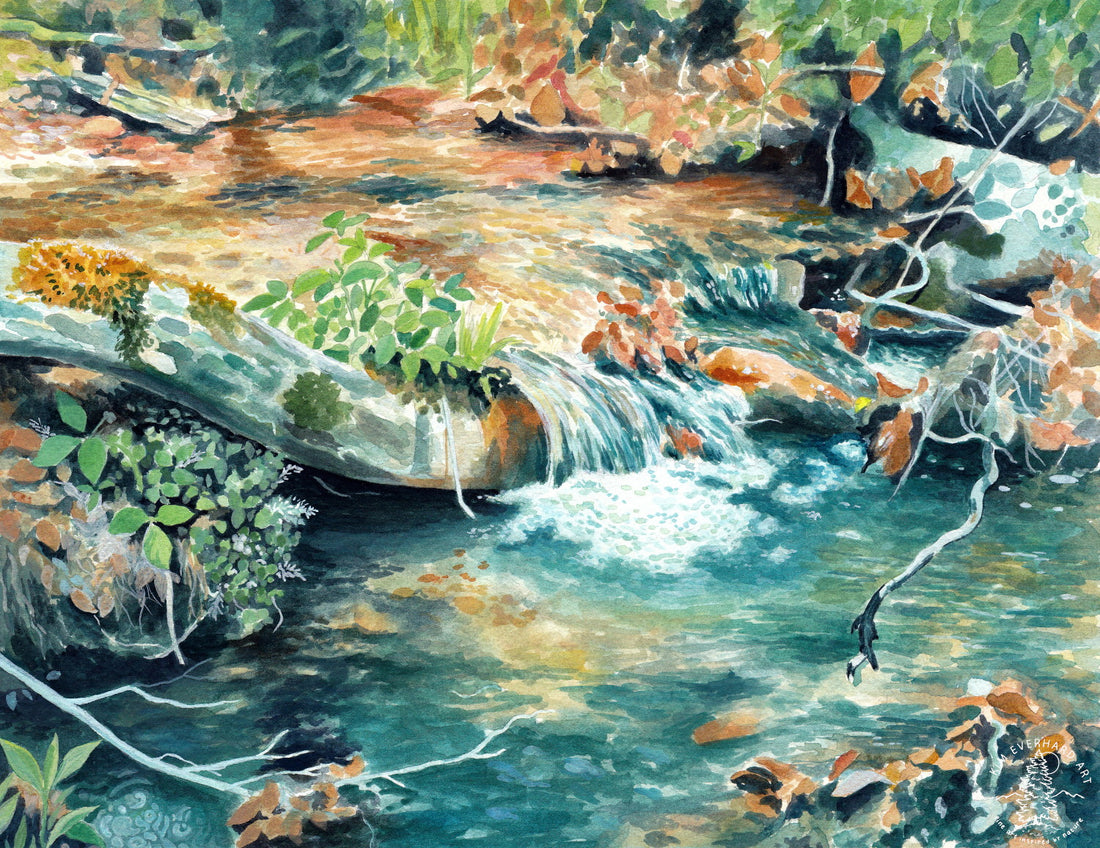 Tranquility Found - Original Painting - 11x14" – Kim Everhard Art